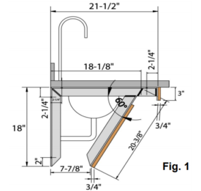 ADA Compliant Vanity Support Bracket (EHV) | Rakks Store