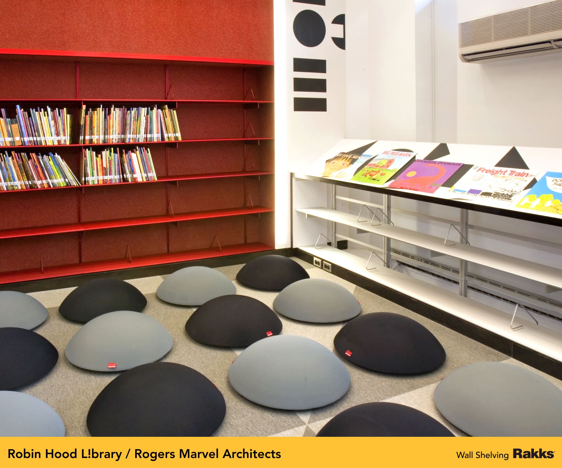Robin Hood L!brary - Rakks Architectural Shelving and Hardware